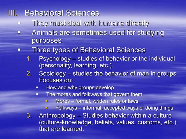 1 Introduction of behavioral science | PPTX | Educational Assessment ...