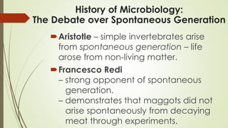 Introduction to Microbiology (An Overview and History) | PDF
