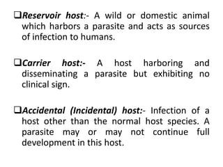 MEDICAL parasitology for BACHELOR of pharmacy student | PPTX