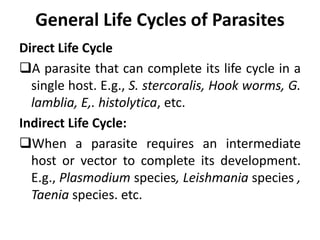 MEDICAL parasitology for BACHELOR of pharmacy student | PPTX