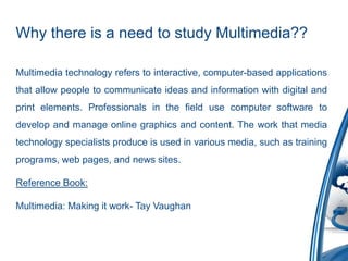 1 introduction multimedia | PPTX