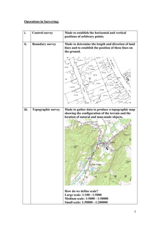 S2 1 introduction of basic surveying | PDF | Geography | Science