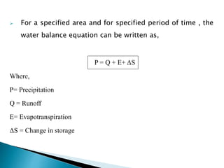 1 introduction to hydrology | PPTX