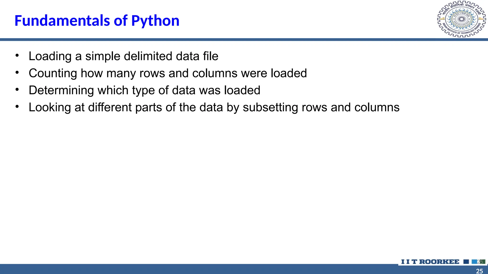 1 Introduction Pythonpptx Python Is A Data Ppt 8527