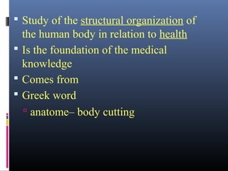 1 introduction to anatomy | PPT