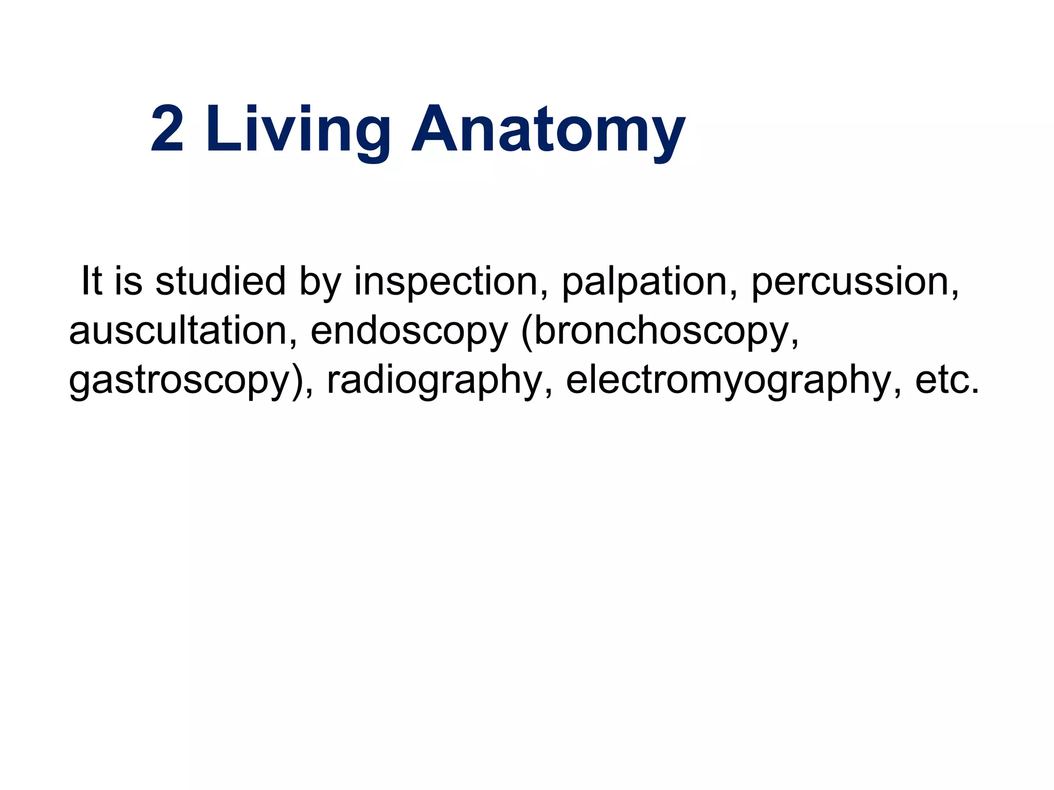 Introduction to Anatomy, Branches of Anatomy, Origin of Anatomy, BD Churasia By Shahid Alam | PPTX