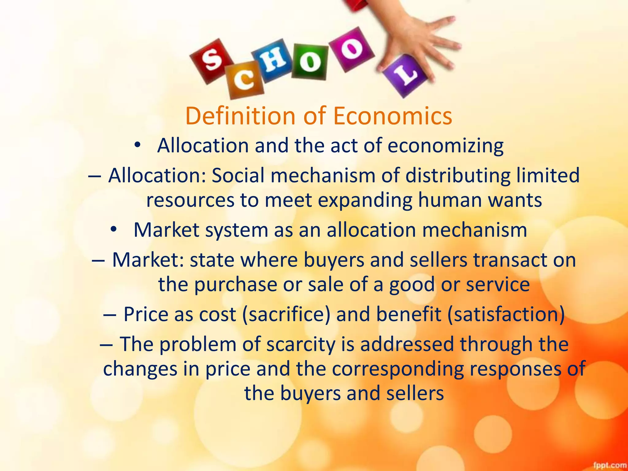 Introduction to Applied Economics | PPTX