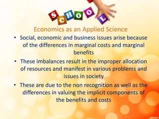 Introduction to Applied Economics | PPTX