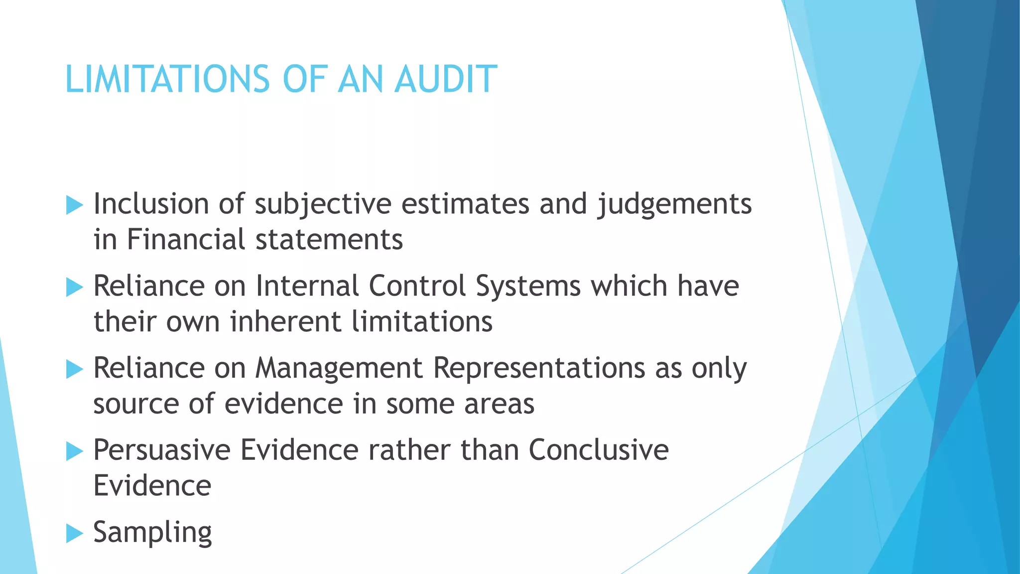 Introduction to Audit & Assurance - Chapter 1 ACCA F8 (AA) | PPTX