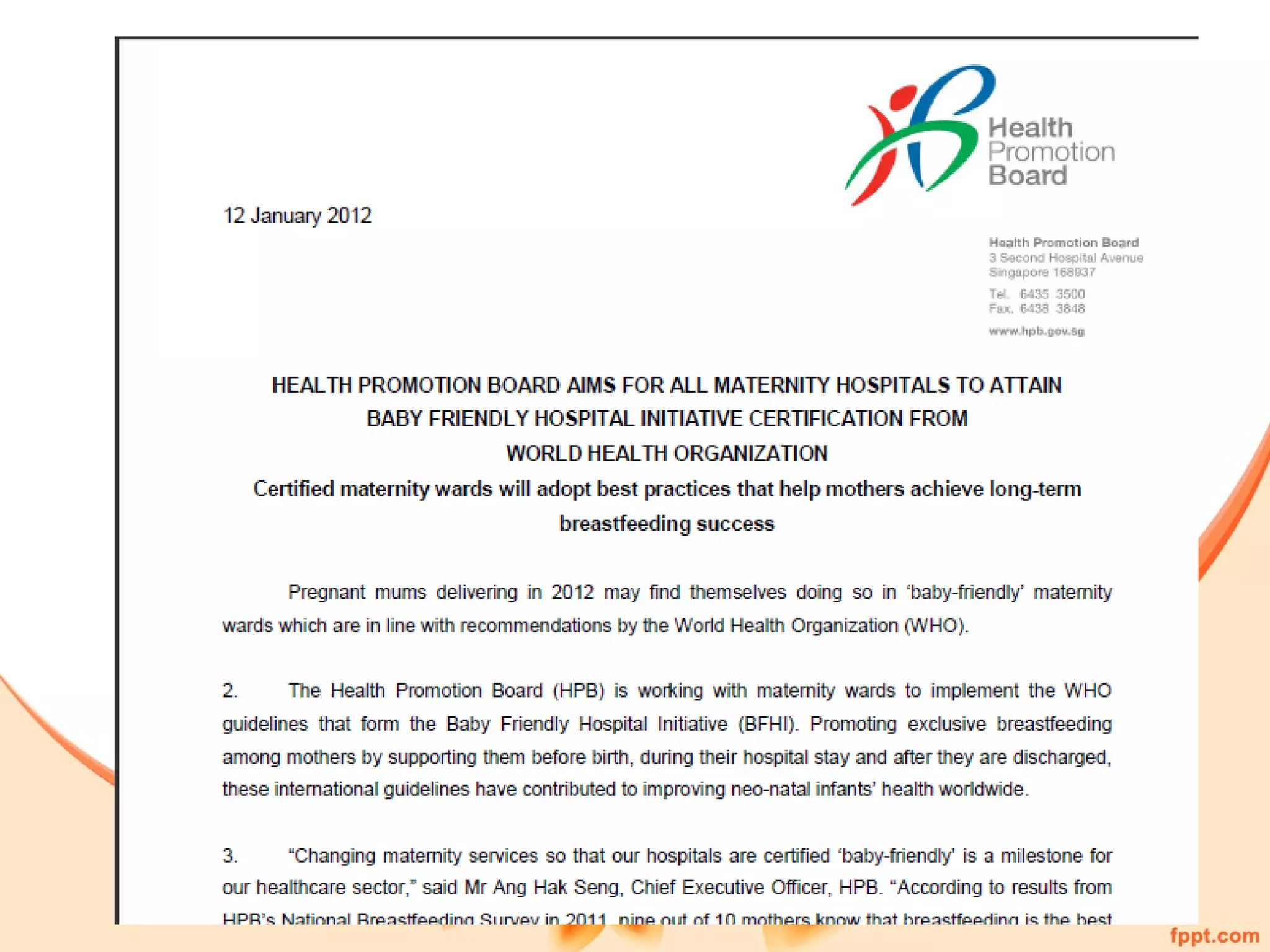 1 introduction to bfhi and 10 steps of breastfeeding | PPT