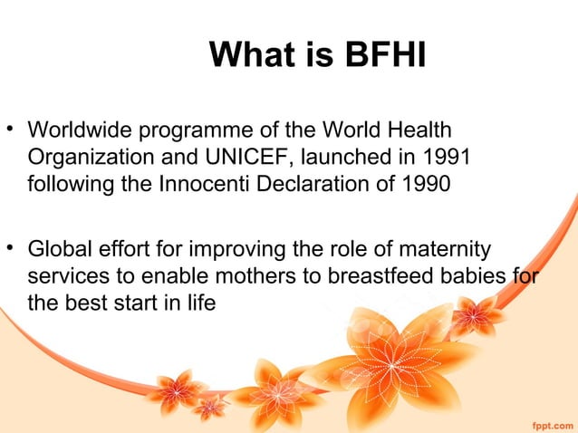 1 introduction to bfhi and 10 steps of breastfeeding | PPT | Pregnancy ...