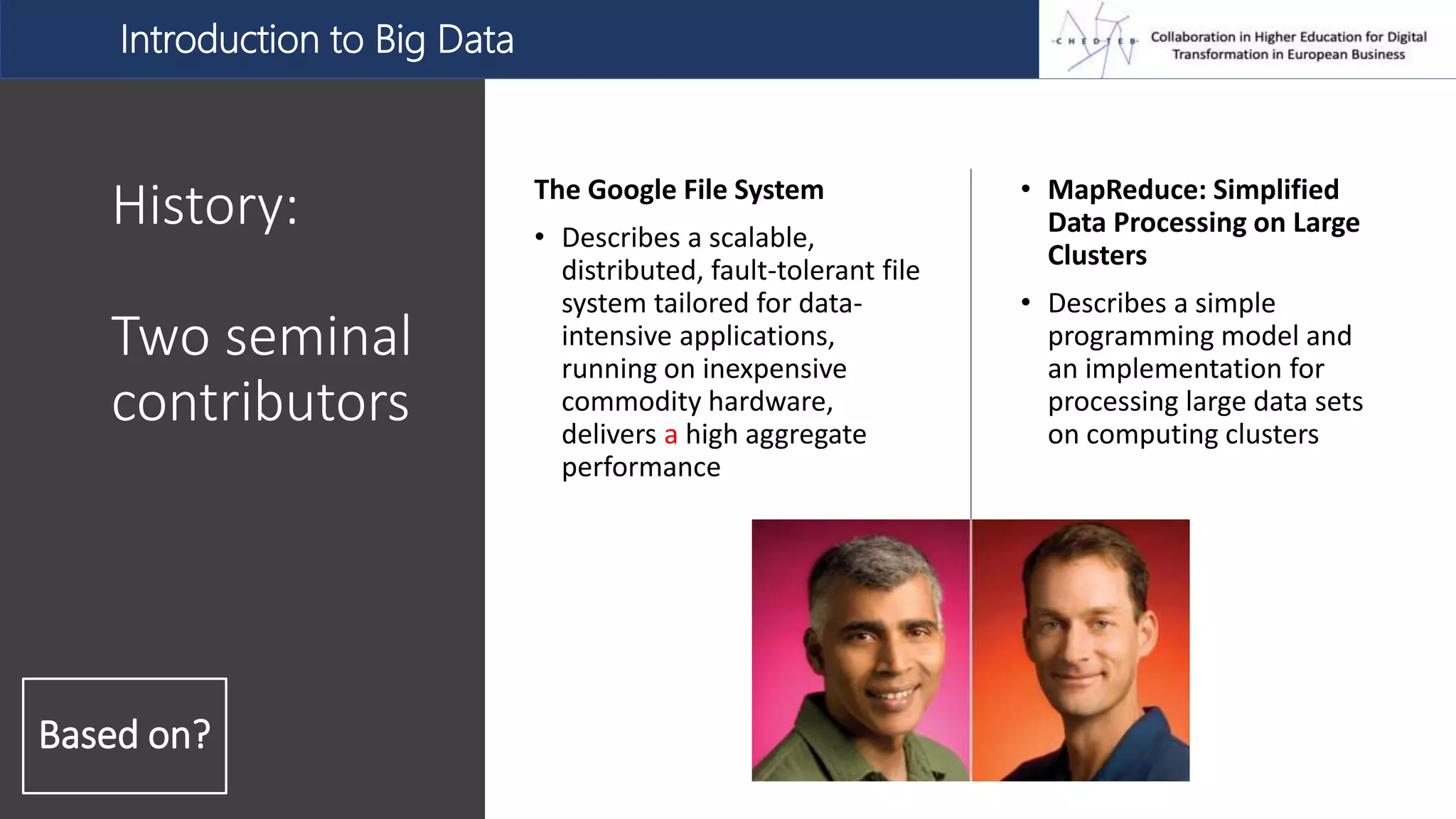 Introduction to Big Data & Big Data 1.0 System | PPT