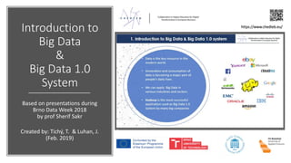 Introduction to Big Data & Big Data 1.0 System | PPT