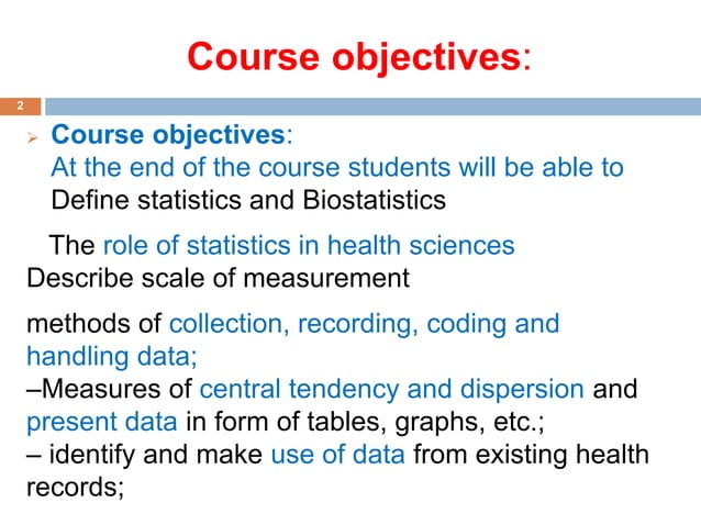 1 Introduction to Biostatistics last.pptx | Science