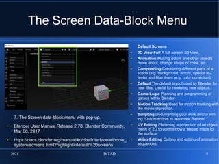 DrTAD 1 Introduction to Blender software. Interface | PPT