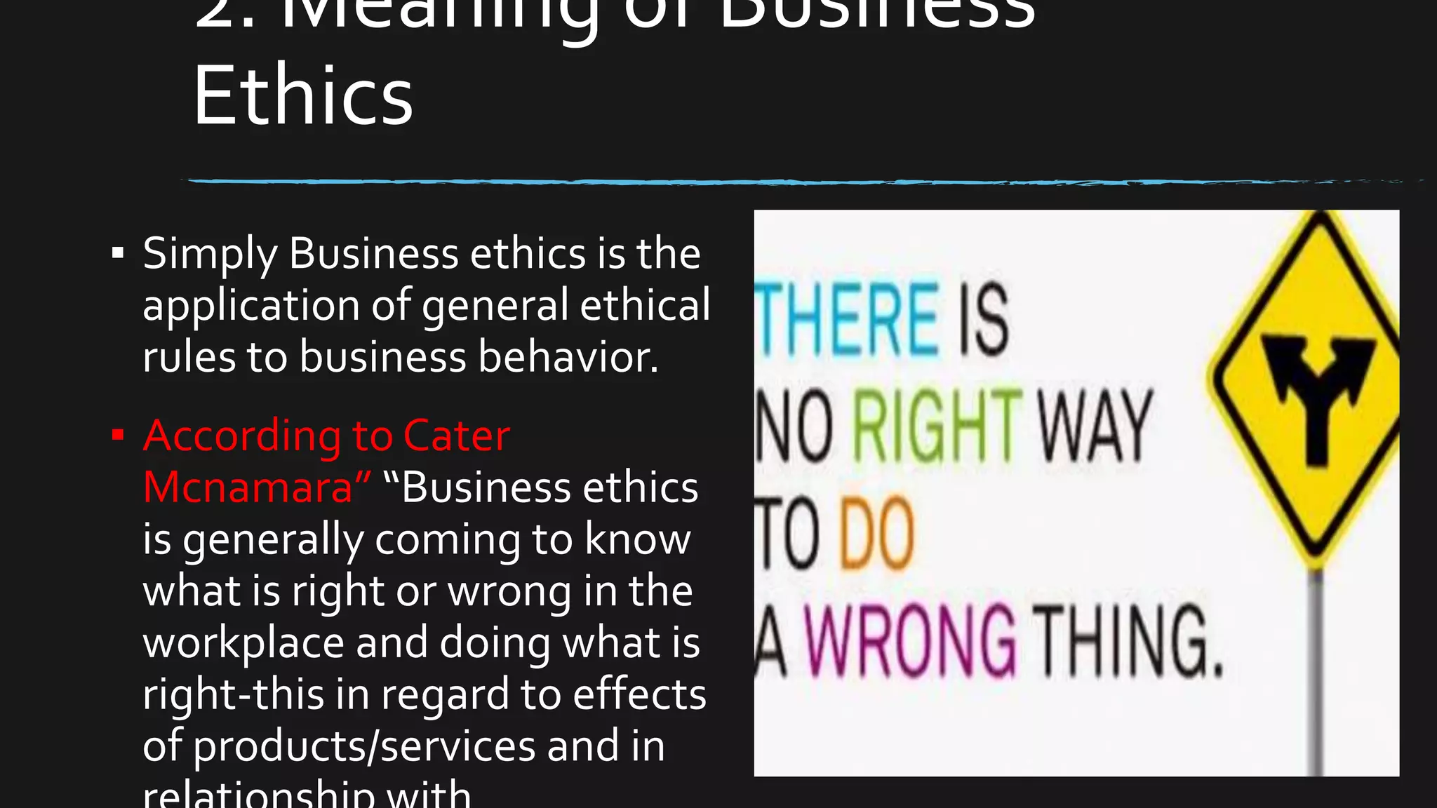 Introduction to Business Ethics | PPTX