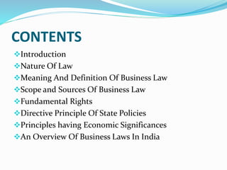 Introduction to business law | PPTX