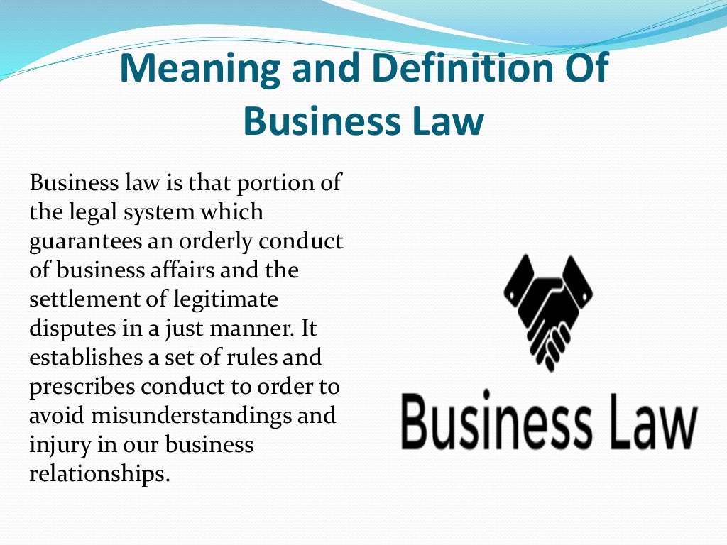 Introduction to business law