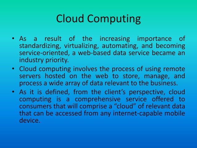 1 introduction to cloud computing | PPT