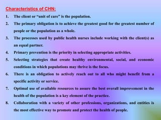 (1) introduction to community health nursing | PPTX