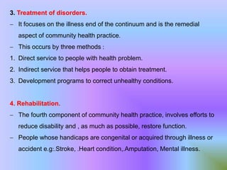 (1) introduction to community health nursing | PPTX