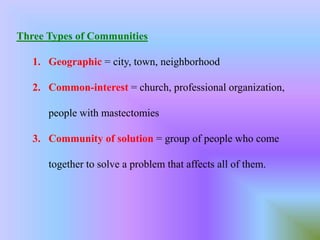 (1) introduction to community health nursing | PPTX