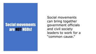 1) introduction to concepts on social movements francis isaac | PDF