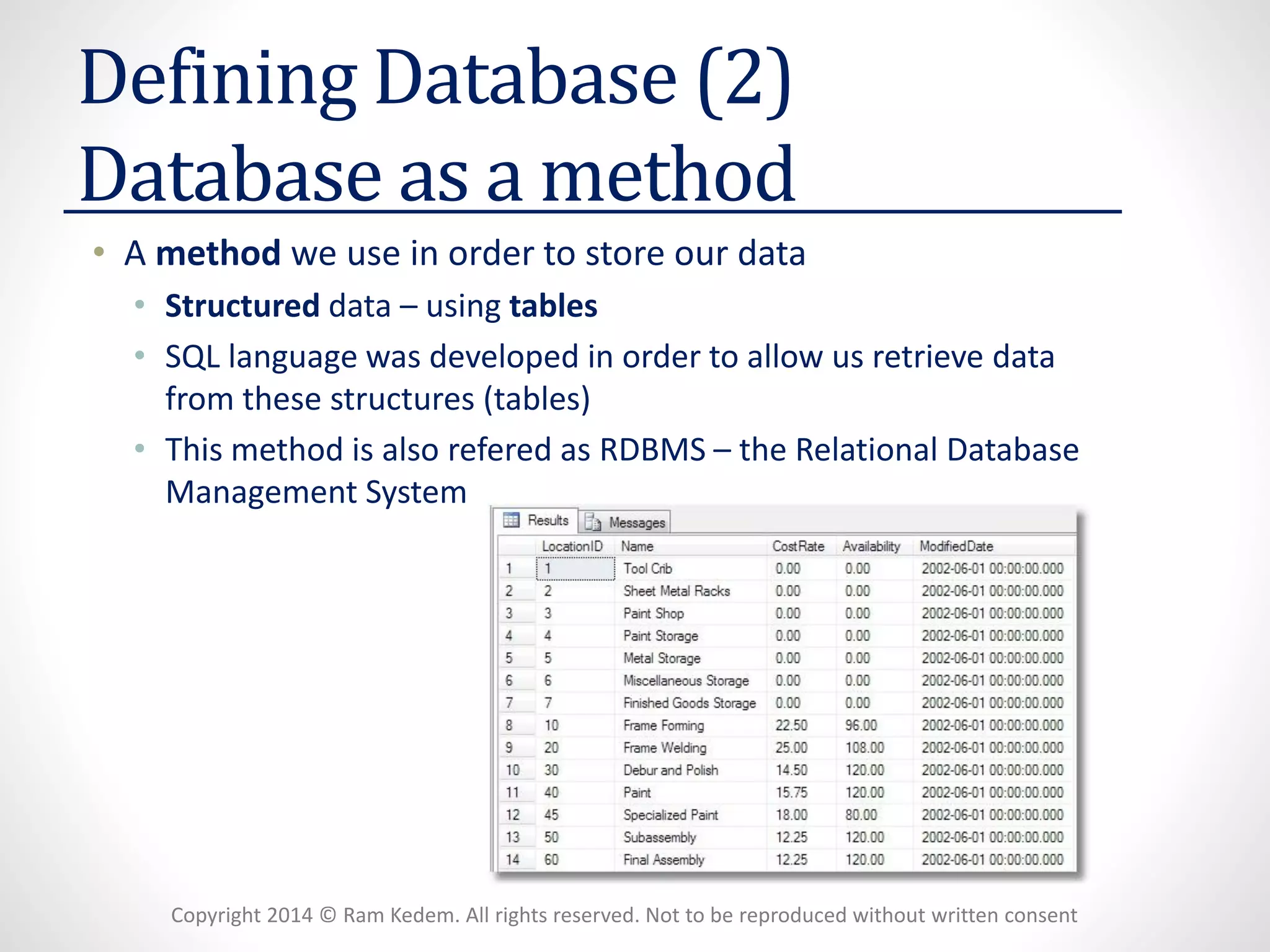 Introduction to Databases | PDF