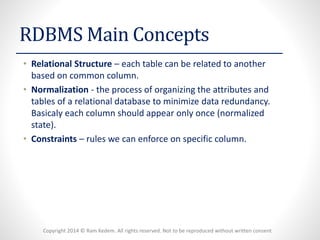 Introduction to Databases | PDF
