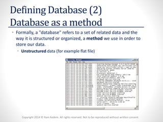 Introduction to Databases | PDF