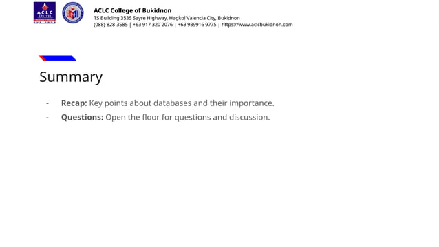Introductiontodatabasespptx Managemnt Pptx Databases Computer Software And Applications