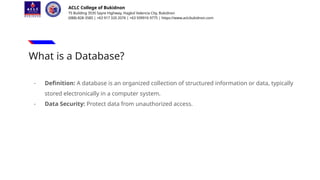 Introduction_to_Databases.pptx managemnt | PPTX | Databases | Computer ...