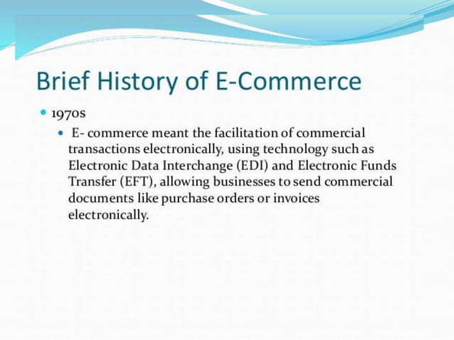 1 introduction to e commerce | PPTX | Internet | Computing