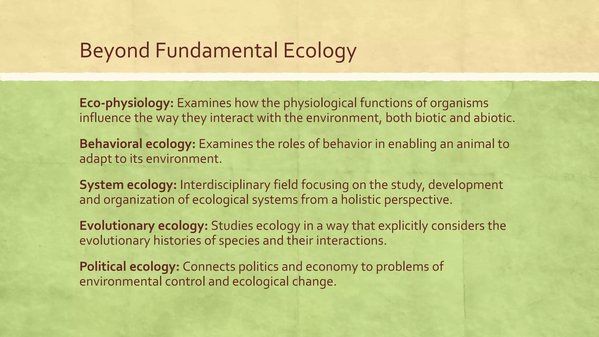 Introduction to Ecology | PPTX