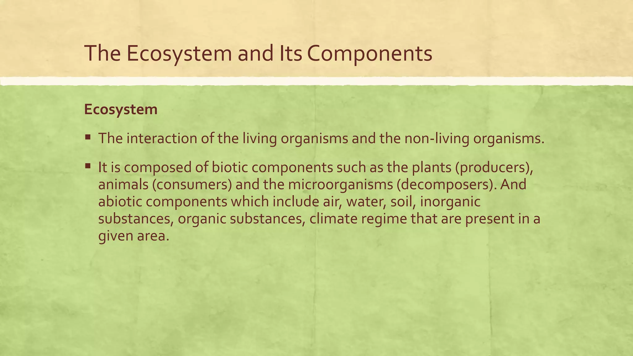 Introduction to Ecology | PPTX
