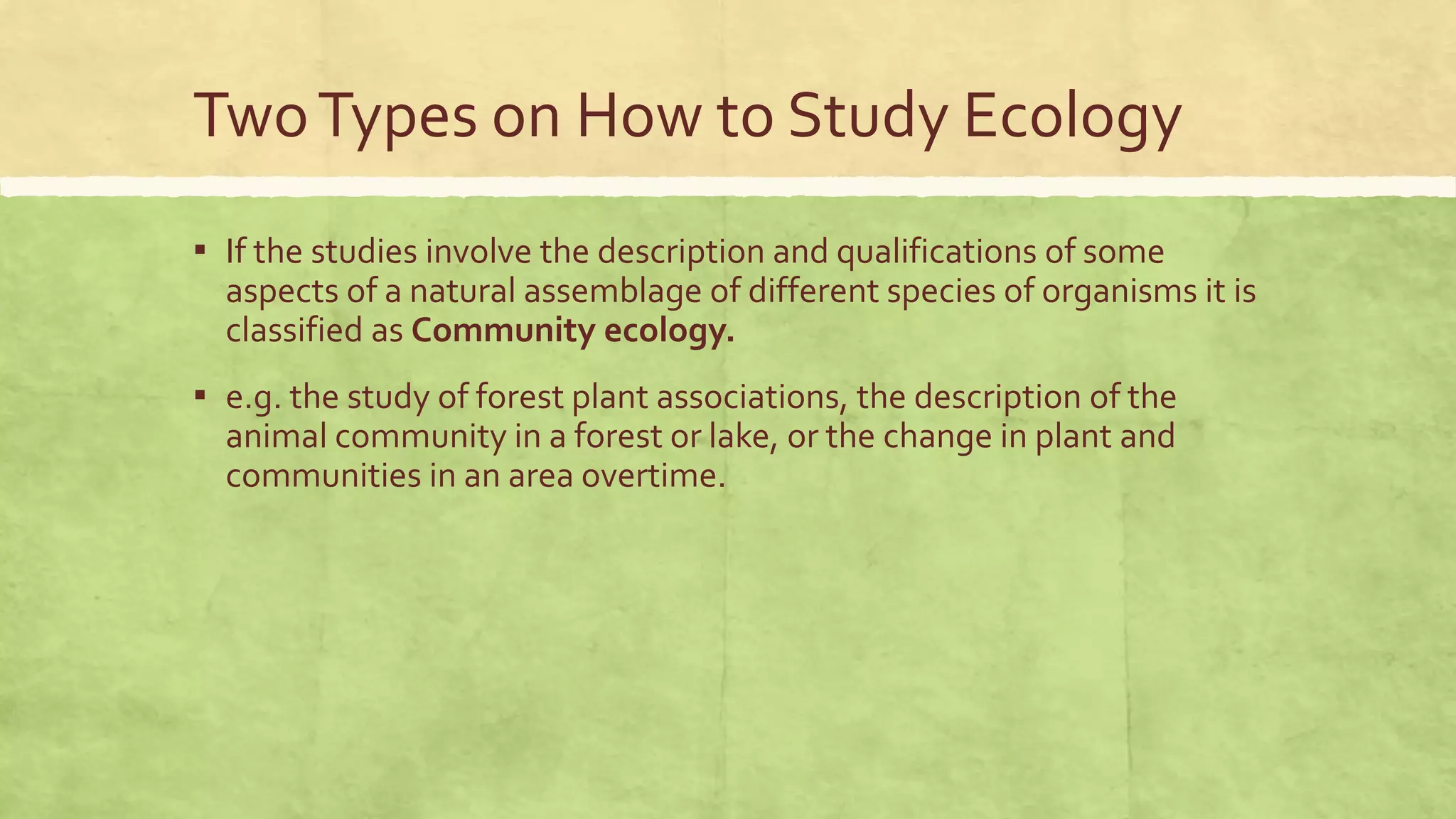Introduction to Ecology | PPTX
