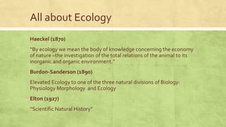 Introduction to Ecology | PPTX
