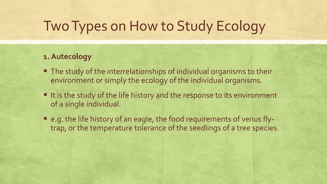 Introduction to Ecology | PPTX