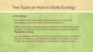 Introduction to Ecology | PPTX