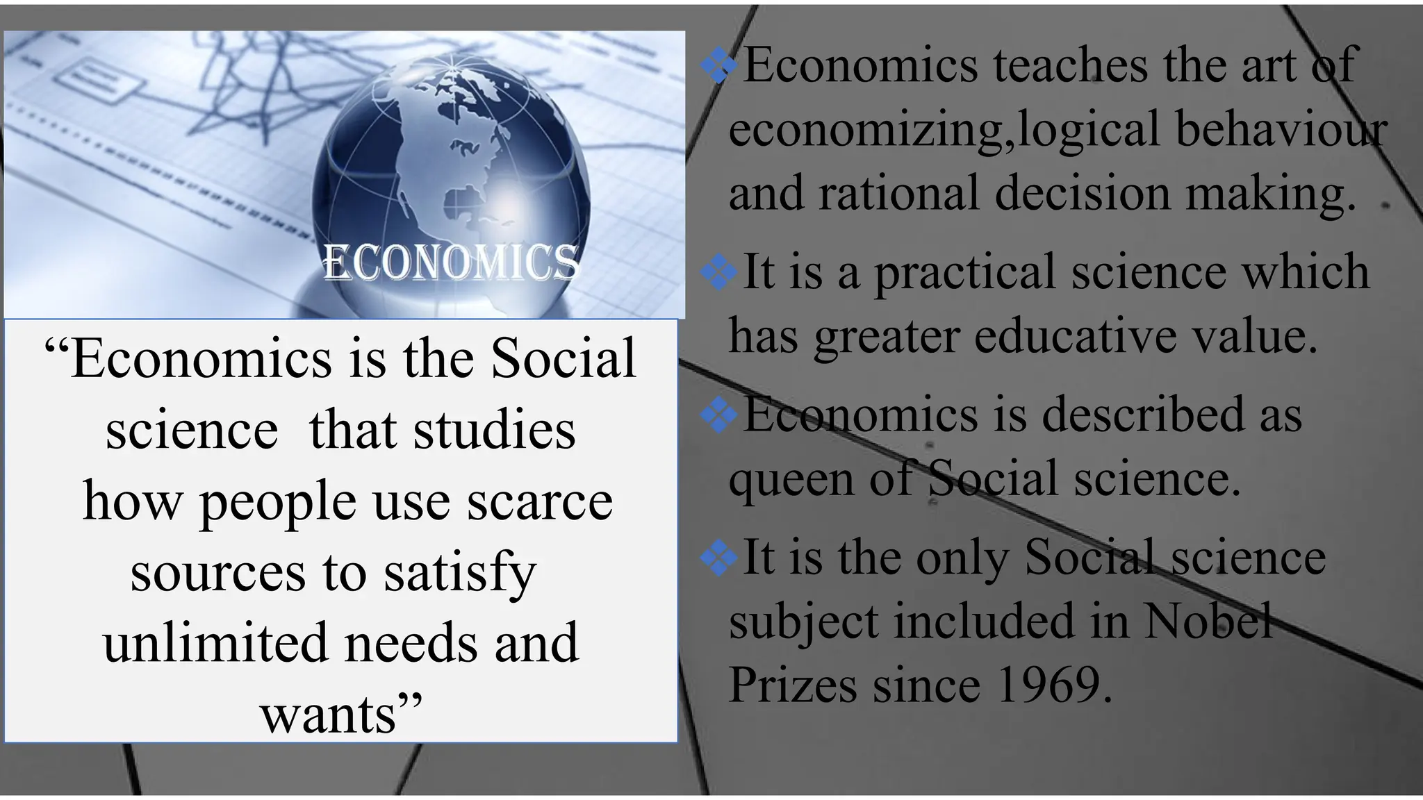 1 Introduction to Economics.pptx , Economics | PPTX