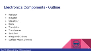 Topic_1_Introduction to electronics components | PDF