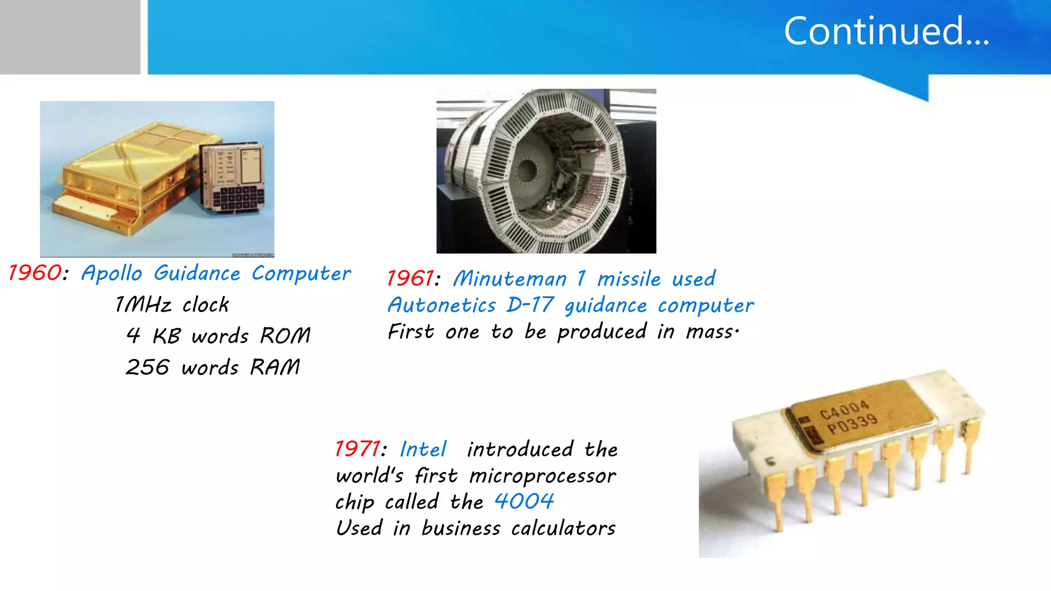 Introduction To Embedded Systems Pptx Computing Technology And Computing