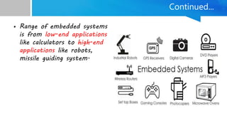 Introduction to embedded systems | PPTX | Computing | Technology ...