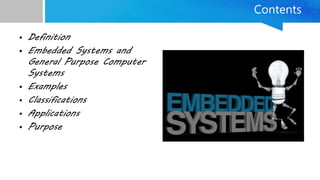 Introduction to embedded systems | PPTX | Computing | Technology & Computing