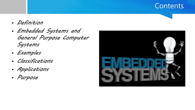 Introduction to embedded systems | PPTX | Computing | Technology ...