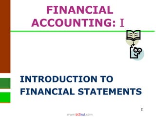 1 Introduction To Financial Statements | PPTX