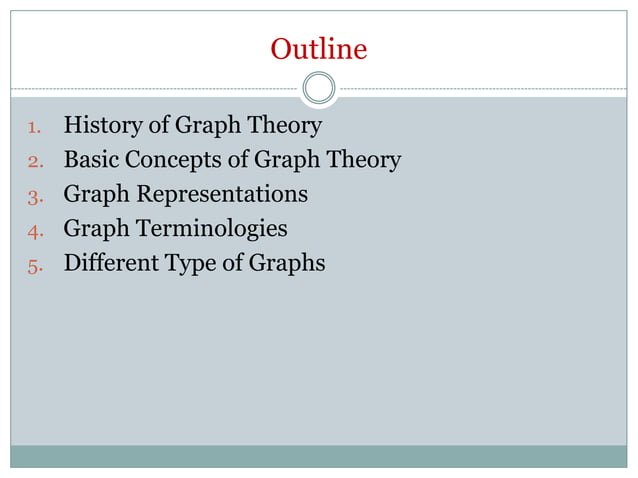 Introduction to Graph Theory | PPTX | 3-D Graphics | Computer Software ...
