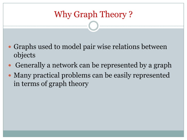 Introduction to Graph Theory | PPTX | 3-D Graphics | Computer Software ...