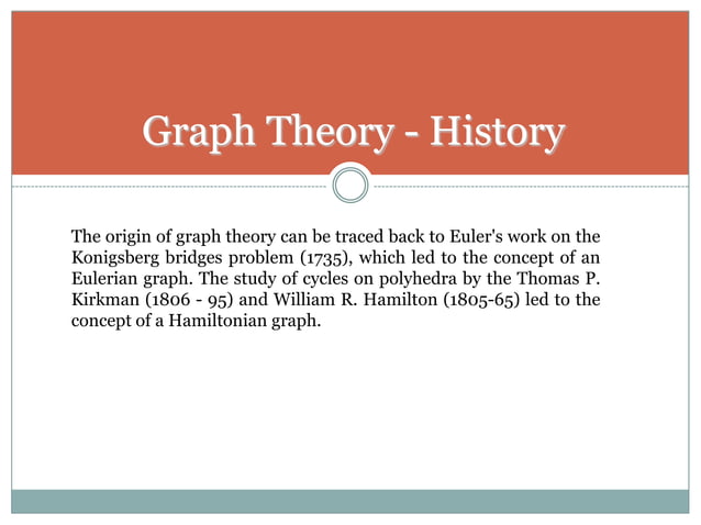 Introduction to Graph Theory | PPTX | 3-D Graphics | Computer Software ...
