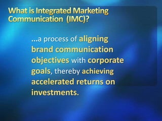 Introduction to imc | PPTX